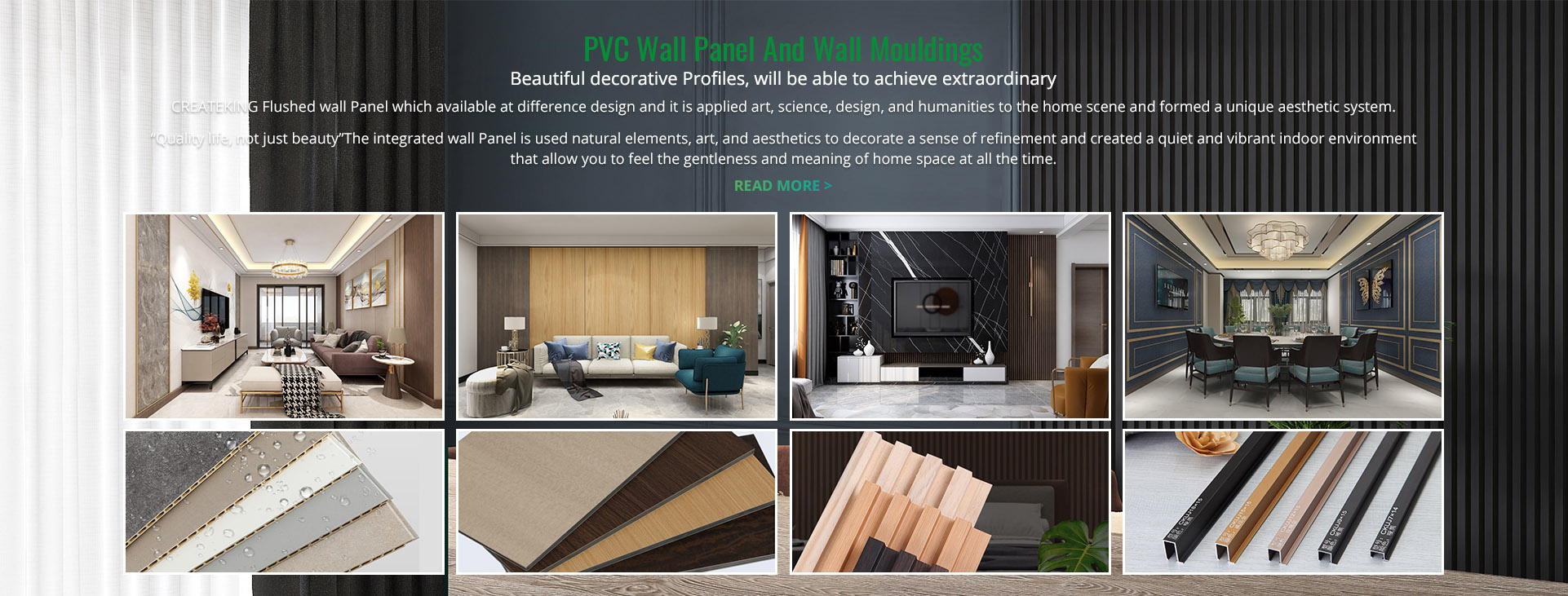 Floor skirting, Flooring Accessories, Aluminum Trim, Wall Panel, SPC Flooring – CREATEKING